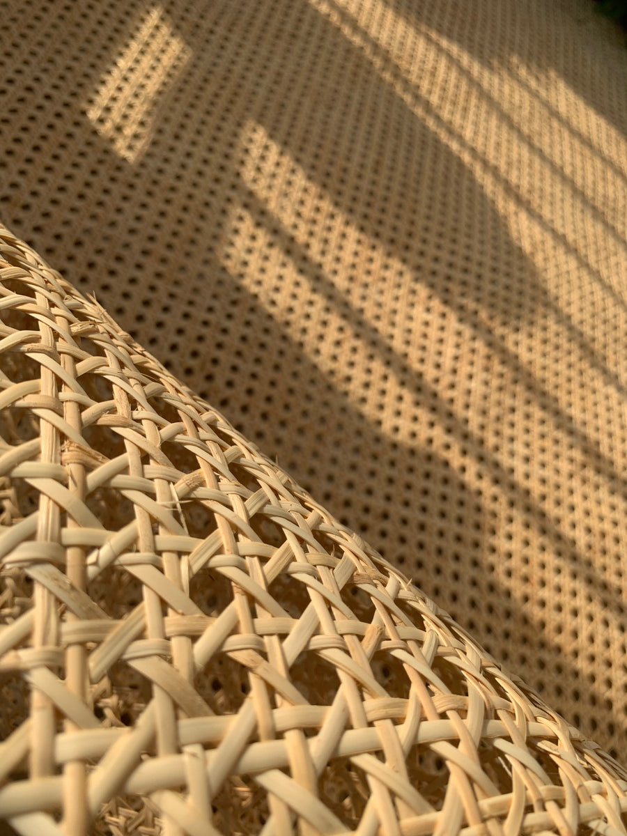 Width 18/24/36"- SPECIAL DISCOUNT - 100% Natural Hexagon Rattan Cane W ...